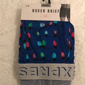 Express Underwear & Socks | Mens Light Up Holiday Express Boxers Nwt ...
